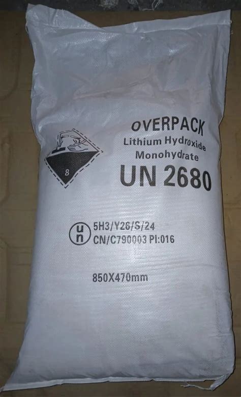 Lithium Hydroxide Monohydrate 56 5 At ₹ 1025 Kg In Mumbai Id 2855348539512