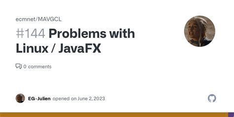 Problems With Linux Javafx · Issue 144 · Ecmnetmavgcl · Github