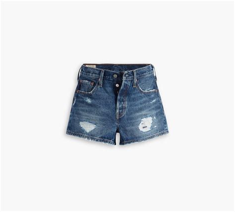501® High Rise Womens Shorts Dark Wash Levis® Ca