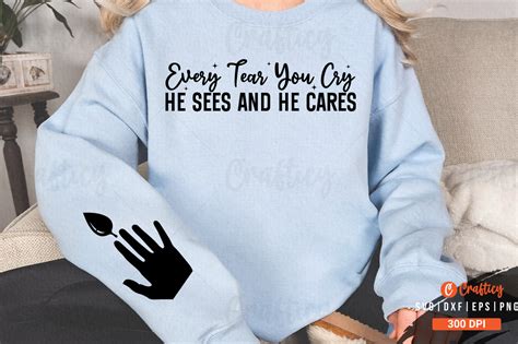 Every Tear You Cry Sleeve Svg Design Graphic By Craftisy · Creative Fabrica