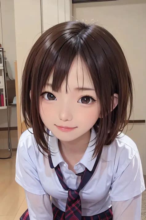 14years、brown Haired、beautidful Eyes、real Looking Skin、hi School Girl