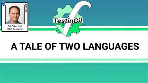 What Kind Of Language Do We Use In Our Tests No Not The Programming Language Testingil