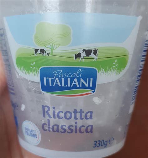 Рикотта классическая Pascoli Italiani - калорийность, пищевая ценность ...