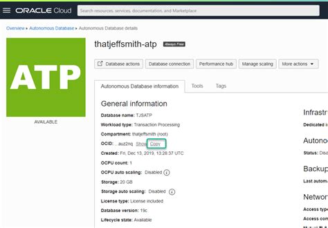 Data Pump And Sql Developer Web For Oracle Autonomous Database