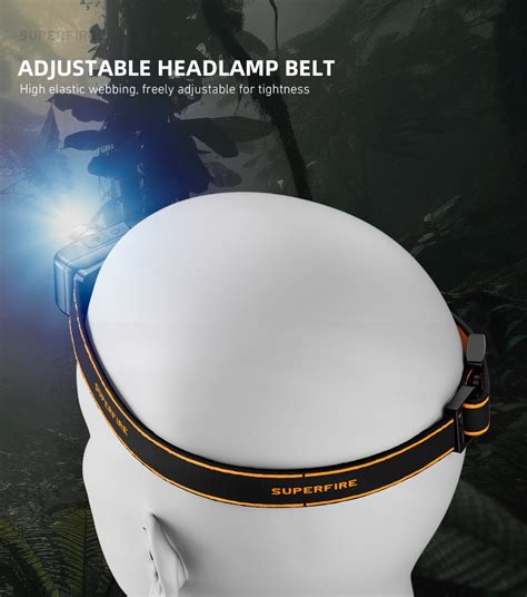 Type C Charging Sensor Headlamp Wholesaler Superfire Headlamp