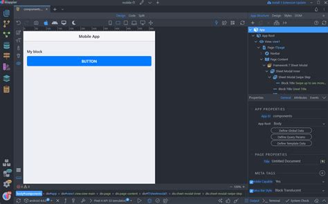 Using Framework7 Components Mobile Apps Wappler Community