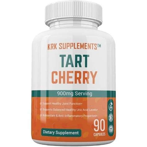 Антиоксидант Krk Supplements Tart Cherry Extract 900 Mg 90 Caps 866704