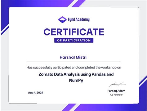Excited To Share That Ive Successfully Completed The Zomato Data Analysis Using Pandas And