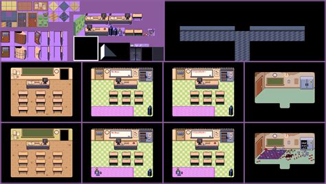 The Spriters Resource Full Sheet View Deltarune School Bgs And Tiles