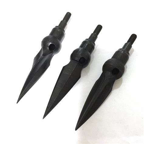 6pcs 215 Grain Willow Arrow Heads Broadheads For Crossbow Hunting