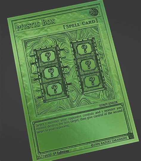 Mystic Box Yugioh 3d Model 3d Printable Cgtrader