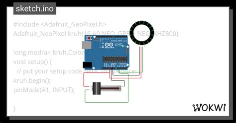 Neopixel Ring Wokwi Esp Stm Arduino Simulator