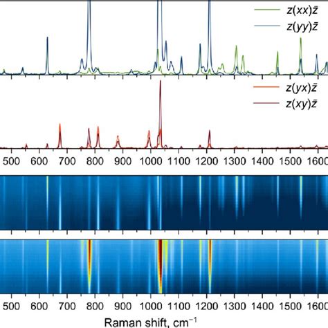 A B Polarized Raman Scattering Spectra From 3cppbbr 3 Single