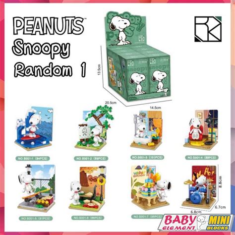 Bộ Đồ Chơi Lắp Ráp Đồ trang trí Nhân Vật Hoạt Hình snoopy Shopee Việt Nam