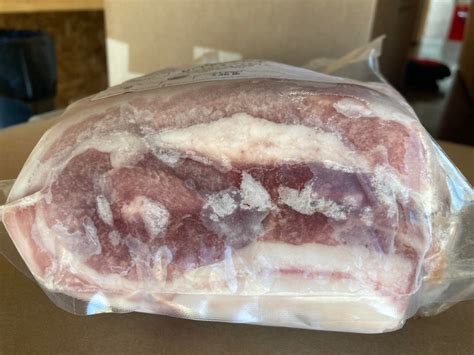 Organic Pork Belly ~3 Lbs Starwalker Organic Farms