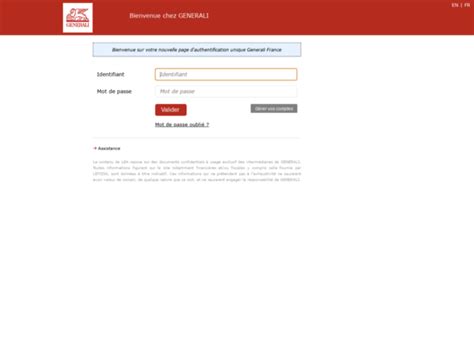 Bienvenue Au Lea Generali Fr Page Generali Lea Login