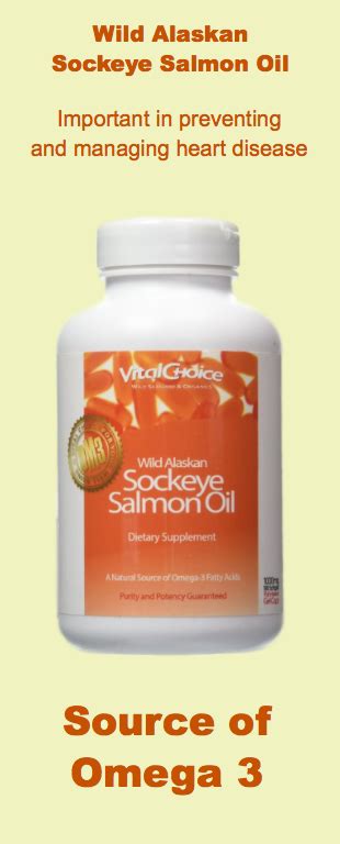 Vital Choice Wild Alaskan Sockeye Salmon Oil Heart Health Supplement