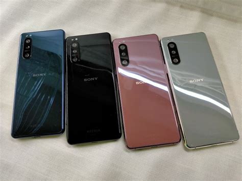 Au Sog02 Xperia 5ii モックアップ 4色セット モックセンター