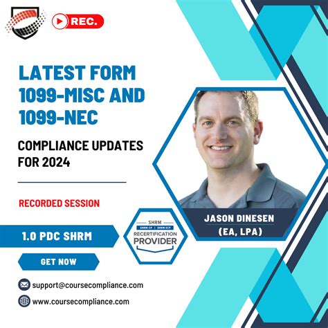 Latest Form 1099 Misc And 1099 Nec Compliance Updates For 2024 Course