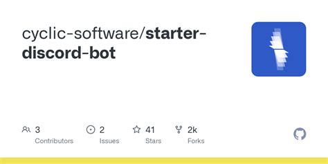 Github Cyclic Software Starter Discord Bot