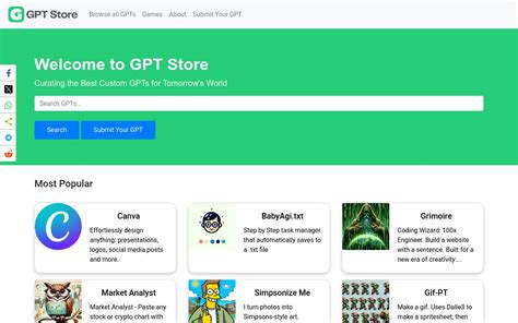 Gpt Store Find All The Best Custom Gpts Personalized Assistants