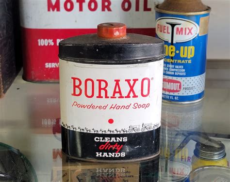 Boraxo Powdered Hand Soap Tin Lots Of Product Remains