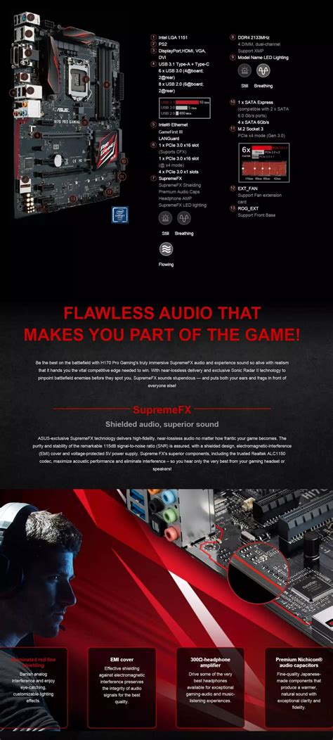 Asus H Pro Gaming Ddr Usb Lga Intel H Hardstore Inform Tica Loja De