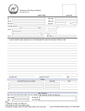Fillable Online Required Documents Forms U S Embassy In Eritrea Fax Email Print PdfFiller
