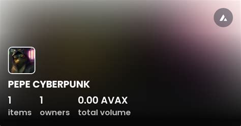Pepe Cyberpunk Collection Opensea
