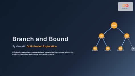 Branch And Bound Systematic Optimization Exploration For Efficient Problem Solving Codelucky