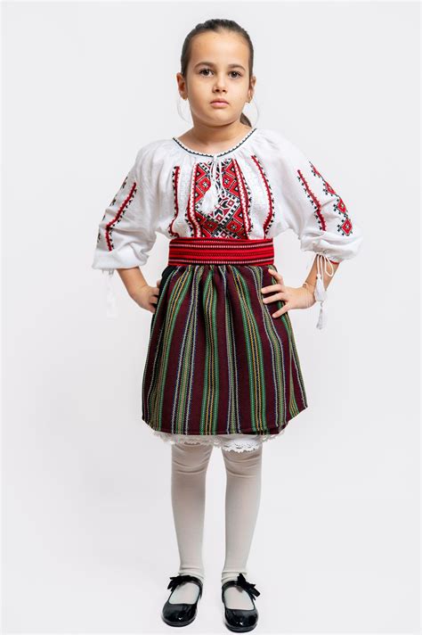 Costum Tradițional Fetiță Ilaria Ii Traditionale