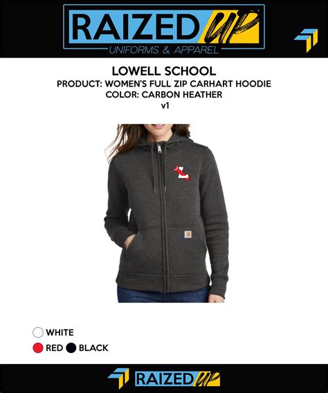 Lowell Carhartt® Womens Clarksburg Full Zip Hoodie — Raizedup