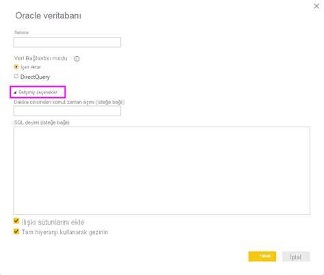 Power Bi Desktopla Oracle Veritabanına Bağlanma Power Bi Microsoft