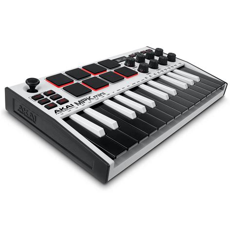 AKAI MPK Mini MK3 White Keyboard Controller Auvitech Musindo Distributor Alat Musik