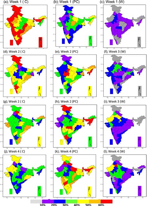 A To C Spatial Distribution Of Week Met Subdivision Level Forecast