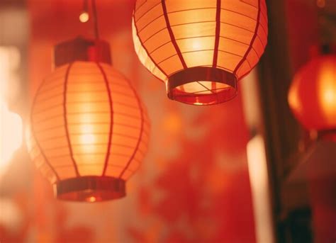 Premium Ai Image Two Small Lanterns Are Illuminated By The Light