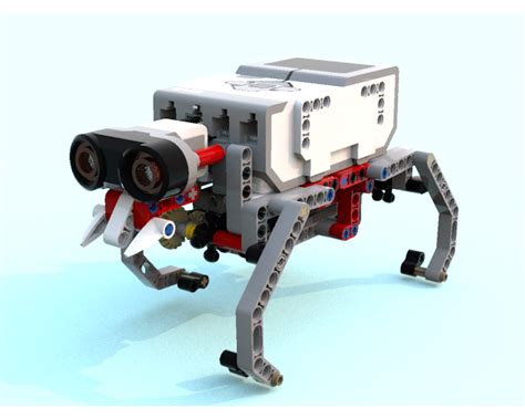 Lego Moc Ev3 Mindstorms Four Legged Robot Vasiliy By Artem 16 Rebrickable Build With Lego