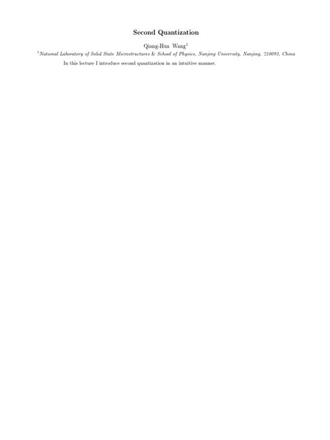2 Chapter 2 Secondquantization Pdf Teaching Methods And Materials