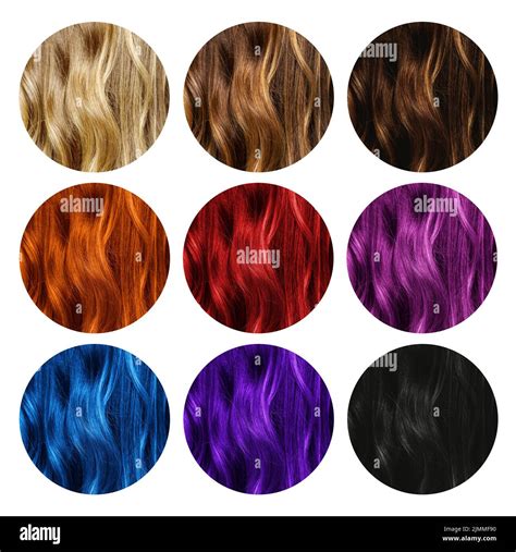 Purple Hair Dye Color Chart