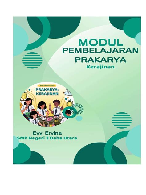 Modul Ajar Prakarya Kerajinan Mengapresiasi Produk Kerajinan Limbah