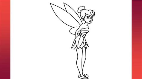25 Easy Tinkerbell Drawing Ideas How To Draw Tinkerbell