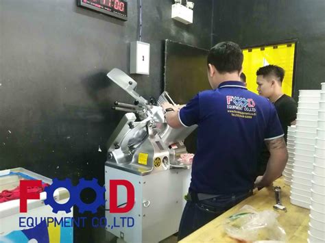 🥩รีวิวงานติดตั้งเครื่องสไลด์เนื้อ Nantsune Slicer รุ่น Nf 350 📌สไลด์ได้