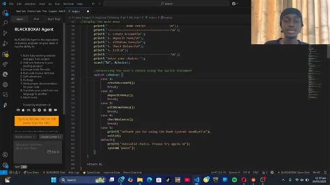 How To Simulate A Bank System Using C Youtube