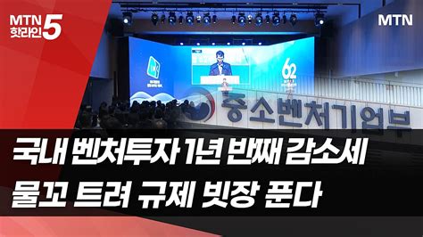 말라가는 벤처 유동성물꼬 트려 규제 빗장 푼다 네이버 Tv