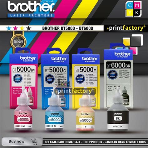 Jual Tinta Printer Brother Bt5000 Bt6000 DCP T710W DCP T300 DCP T310