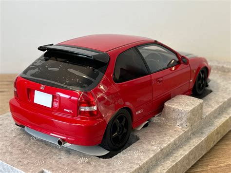 Motorhelix 1 18 Model Sports Car Honda Civic Type R Ek9 Auction