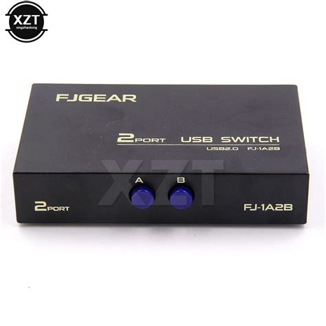 1pcs Wireless Usb 20 Sharing Switch Switcher 2 Po Grandado