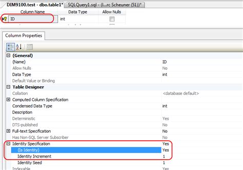 Primary Key Cant Set Auto Increment Via Sql Server Express