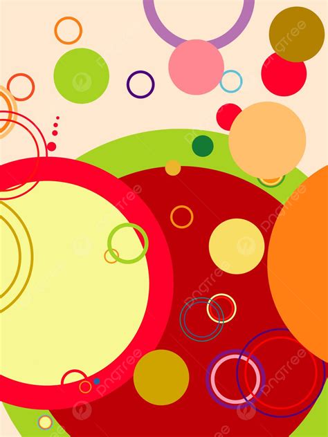 Circles Background Graphic Brown Abstract Vector Graphic Brown