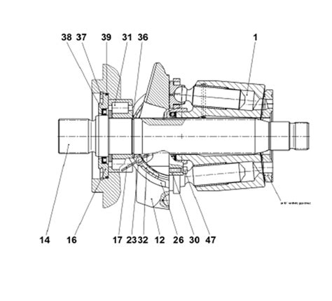 Pompe Hydraulique T Te D Abattage Rotation